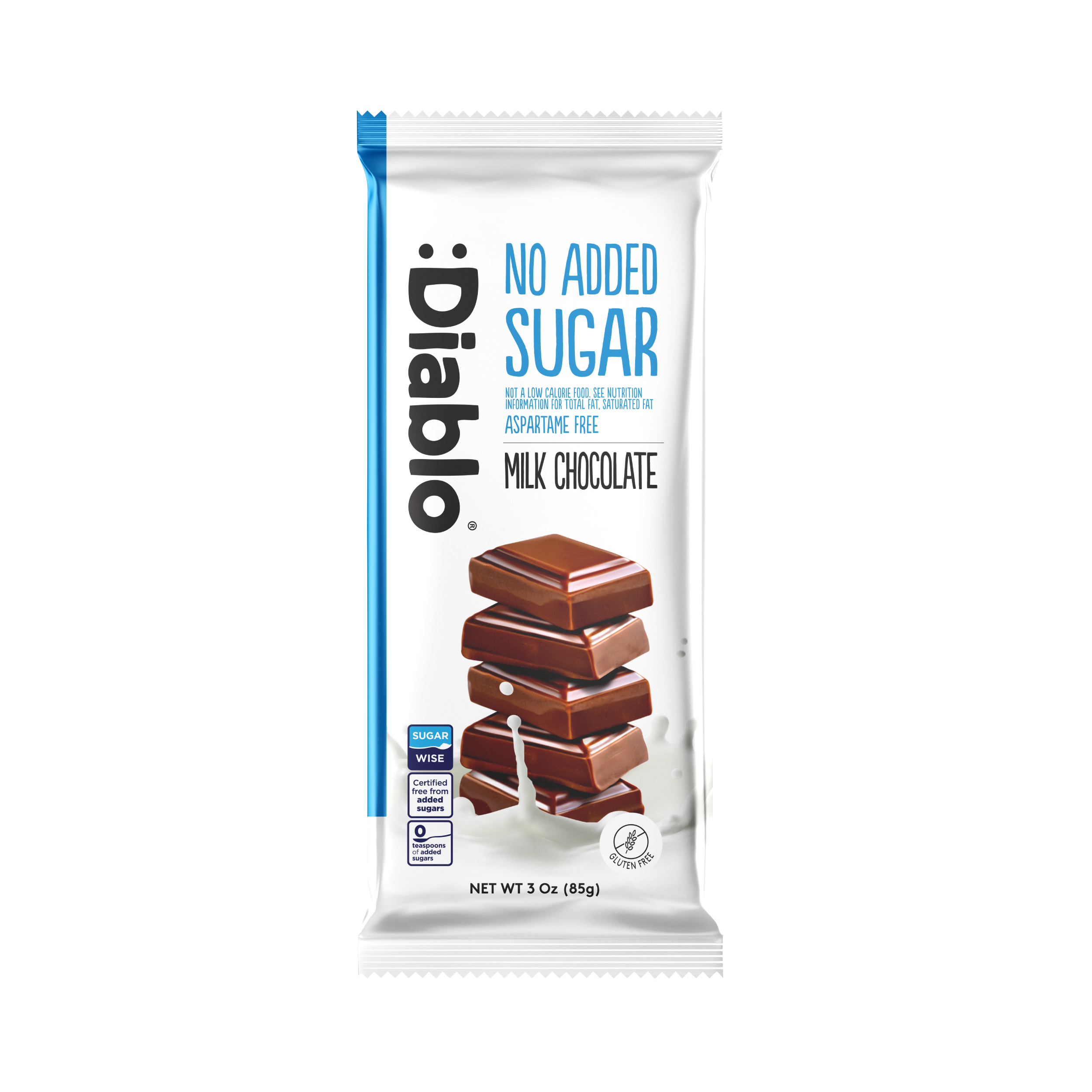 DIABLO NO ADDED SUGAR MILK CHOCOLATE – Diablo Sugar Free
