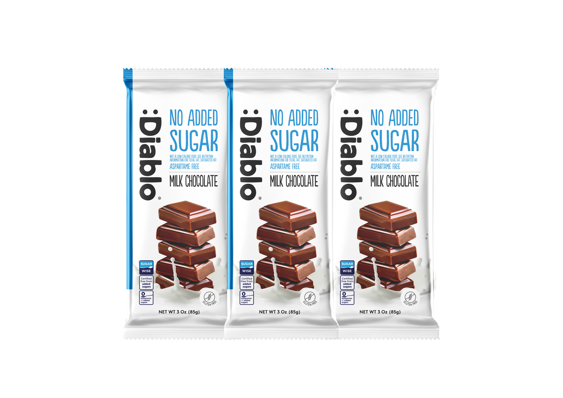 DIABLO NO ADDED SUGAR MILK CHOCOLATE – Diablo Sugar Free