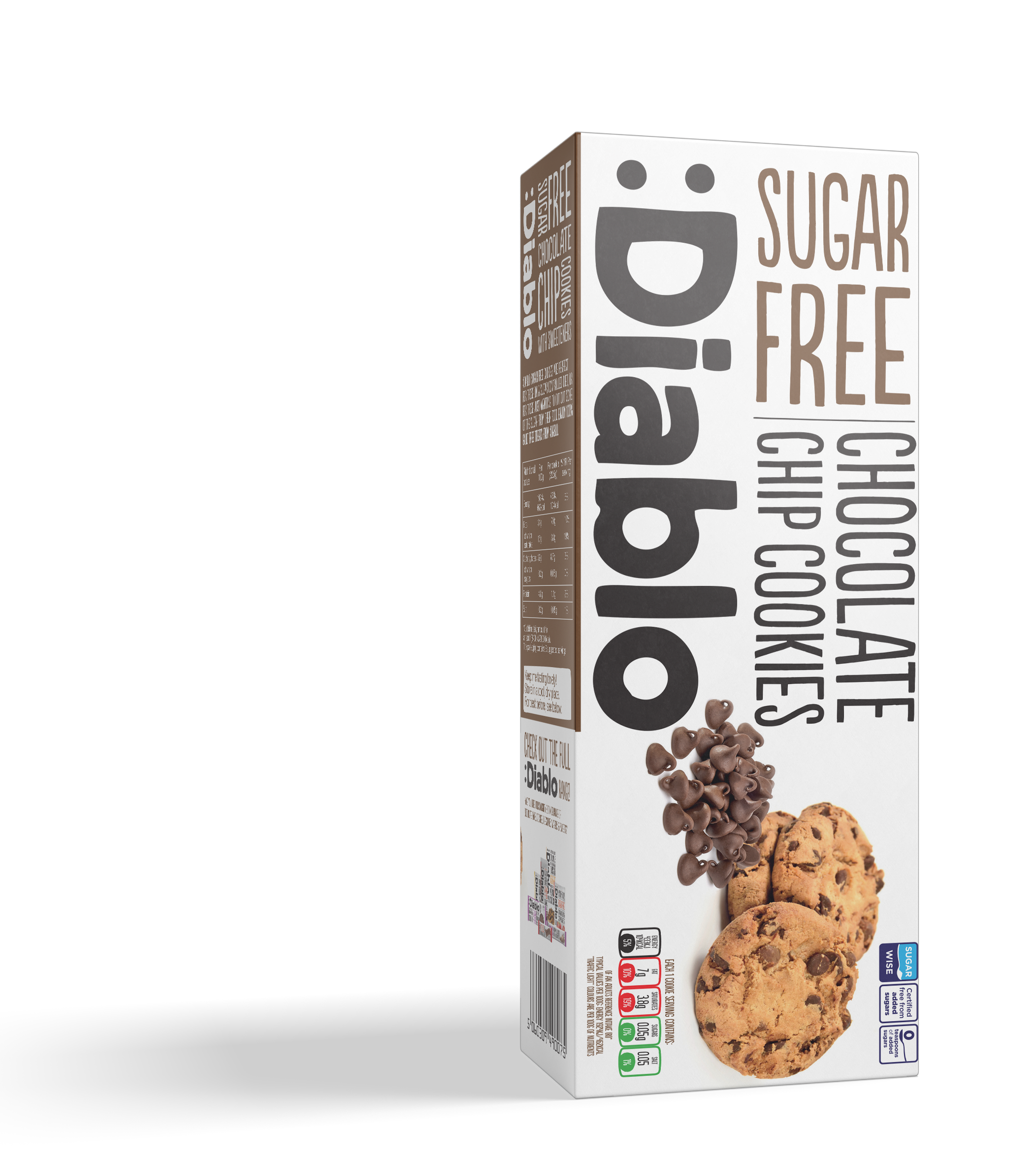 DIABLO SUGAR FREE CHOCOLATE CHIP COOKIES – Diablo Sugar Free